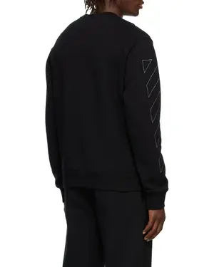 Off-White Diag Outline Crewneck Sweatshirt
