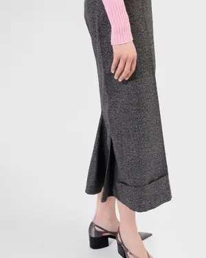 Prada High-rise A-line Maxi Skirt