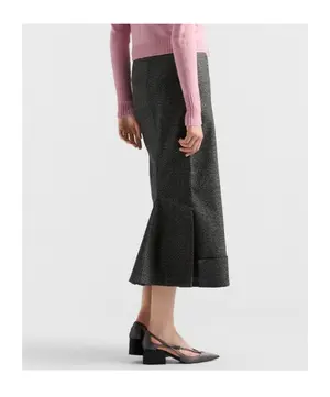 Prada High-rise A-line Maxi Skirt