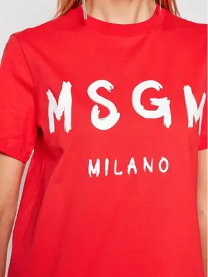 MSGM Logo Detail T-shirt