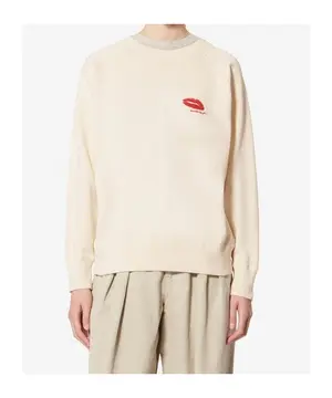 Isabel Marant Étoile Embroidered Logo Sweatshirt - Ecru