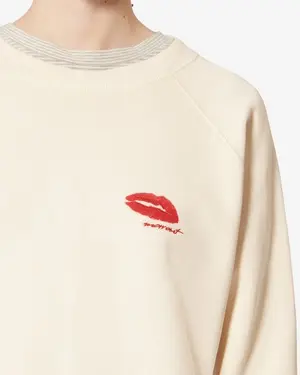 Isabel Marant Étoile Embroidered Logo Sweatshirt - Ecru
