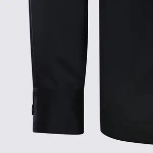Zegna Cashmere Pocket-detail Overshirt - Black