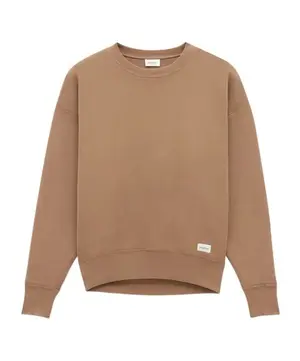 Saint Laurent Crewneck Long-sleeved Sweatshirt With Logo Embellishment