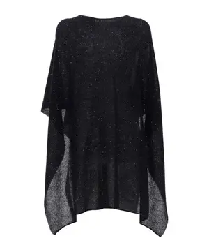 Fabiana Filippi V-neck Sequin Embellished Cape