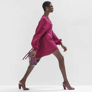 Fendi Cady Dress With O'lock Detail