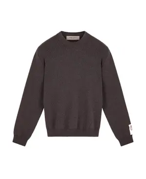 GOLDEN GOOSE Logo Patch Knitted Jumper