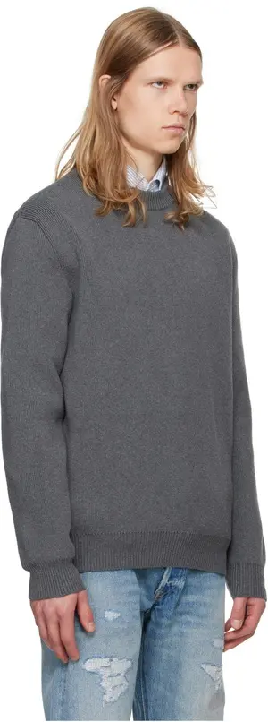 GOLDEN GOOSE Logo Patch Knitted Jumper