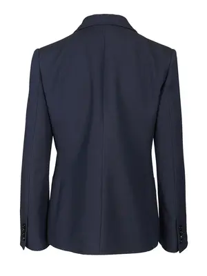 Valentino Garavani Single-breasted Blazer With Patch Pockets - Black
