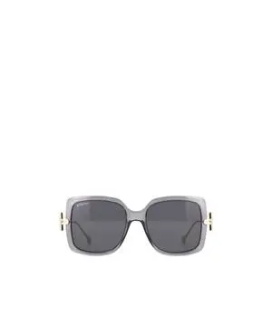 FERRAGAMO Square Frame Sunglasses - Gray