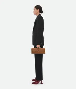 Bottega Veneta Andiamo Clutch Bag - Brown