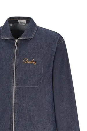 Dior Denim Zip-up Jacket