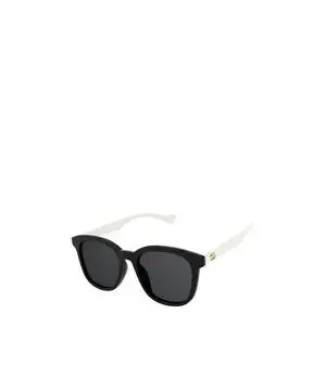 Gucci Square Frame Sunglasses With Logo Detail - Black