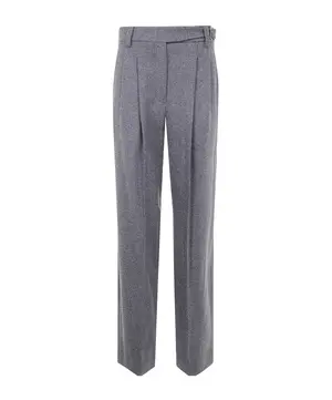 Brunello Cucinelli Tailored Wide Leg Pants - Gray