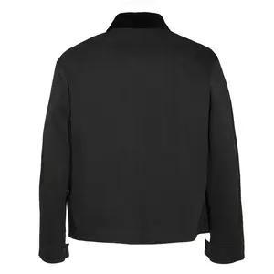Burberry Zip-up Jacket With B-shaped Decal - Black