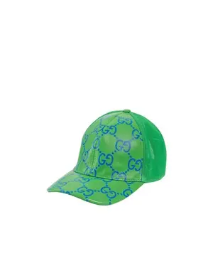 Gucci Monogram Baseball Cap - Green