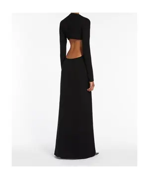 Max Mara Slim-fit Stretch Viscose Long Dress