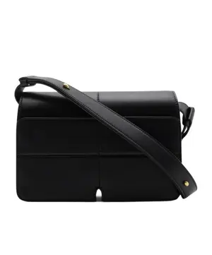 Burberry Foldover-top Shoulder Bag - Black