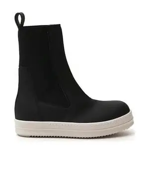 Rick Owens Splicing Design Boots - Black