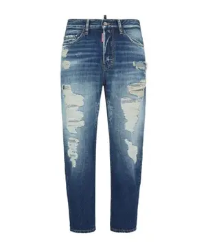 Dsquared2 Distressed Tapered Jeans