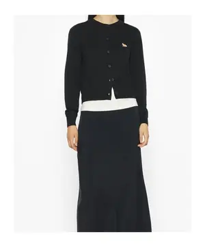 Maison Kitsuné Logo Button-up Cardigan