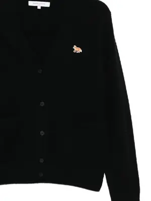 Maison Kitsuné Logo Button-up Cardigan