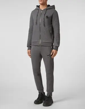 Philipp Plein Logo Casual Zip-up Jacket