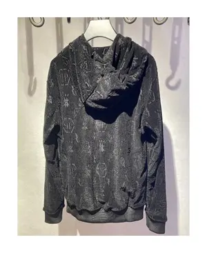 Philipp Plein Logo Casual Zip-up Jacket