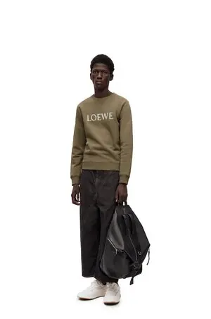 Loewe Convertible Buckle Detailed Calfskin Backpack