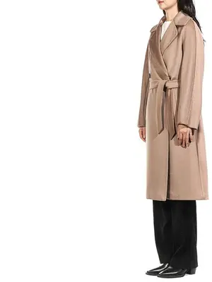 Max Mara Resina Belted Coat - Brown