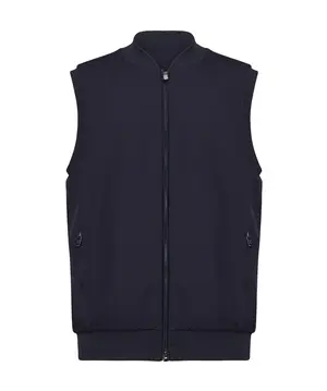 Fedeli Sleeveless Zip-up Vest
