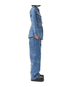 GANNI Foil Denim Jacket