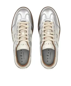 Hogan Platform Sneakers - Silver