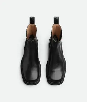 Bottega Veneta Ben Chelsea Square Toe Boots - Black