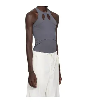 DION LEE Mobius Loop Cut-out Tank Top