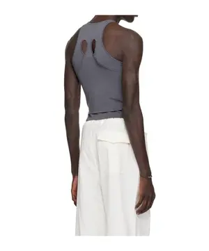 DION LEE Mobius Loop Cut-out Tank Top