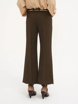 Chloé Wool Bell-bottom Pants