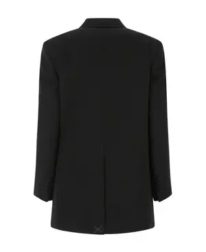 LANVIN Single-breasted Blazer With Logo Lapel