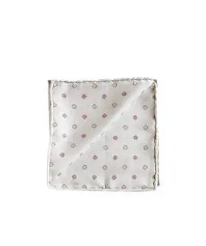 Brunello Cucinelli Geometric-printed Finished Edge Pocket Square