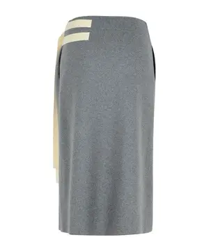 JIL SANDER Wrap Designed A-line Midi Skirt