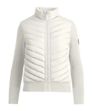 Canada Goose Hybridge Panelled High-neck Jacket - Cottongrass