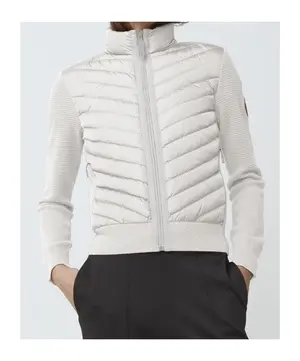 Canada Goose Hybridge Panelled High-neck Jacket - Cottongrass