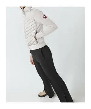 Canada Goose Hybridge Panelled High-neck Jacket - Cottongrass