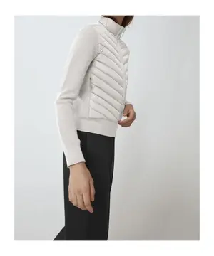 Canada Goose Hybridge Panelled High-neck Jacket - Cottongrass