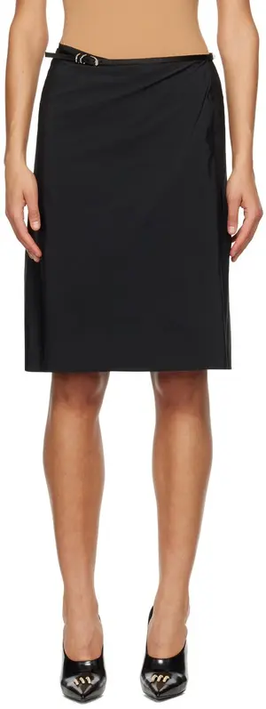 Givenchy Voyou Wrap Skirt - Black