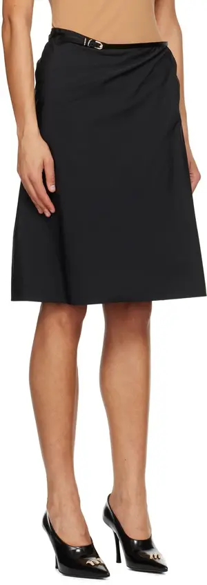 Givenchy Voyou Wrap Skirt - Black