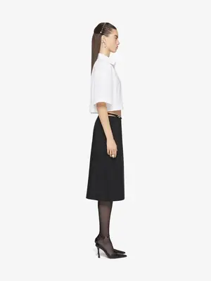 Givenchy Voyou Wrap Skirt - Black