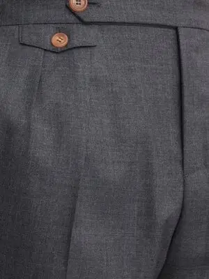 Brunello Cucinelli Pressed-crease Tapered Trousers