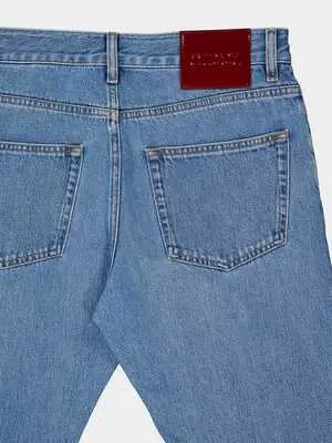 Gucci Straight-leg Jeans With Webbing Detail