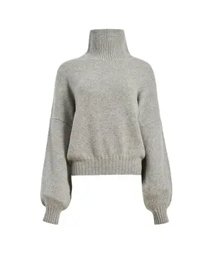 Khaite Morris Roll Neck Jumper - Granite